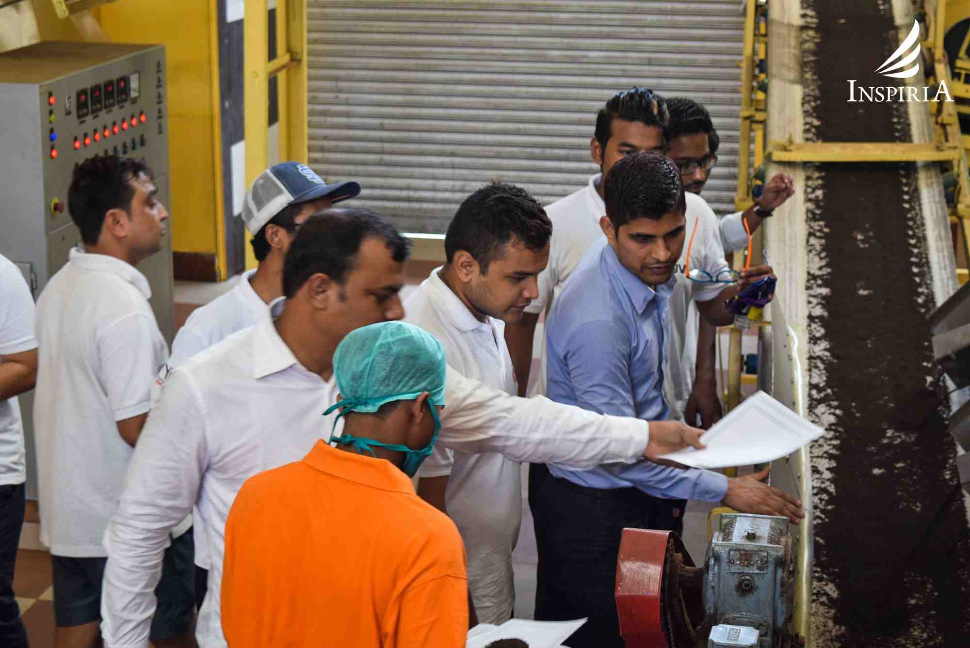 Inspiria Yuva Members visit to Evergreen Tea Factory